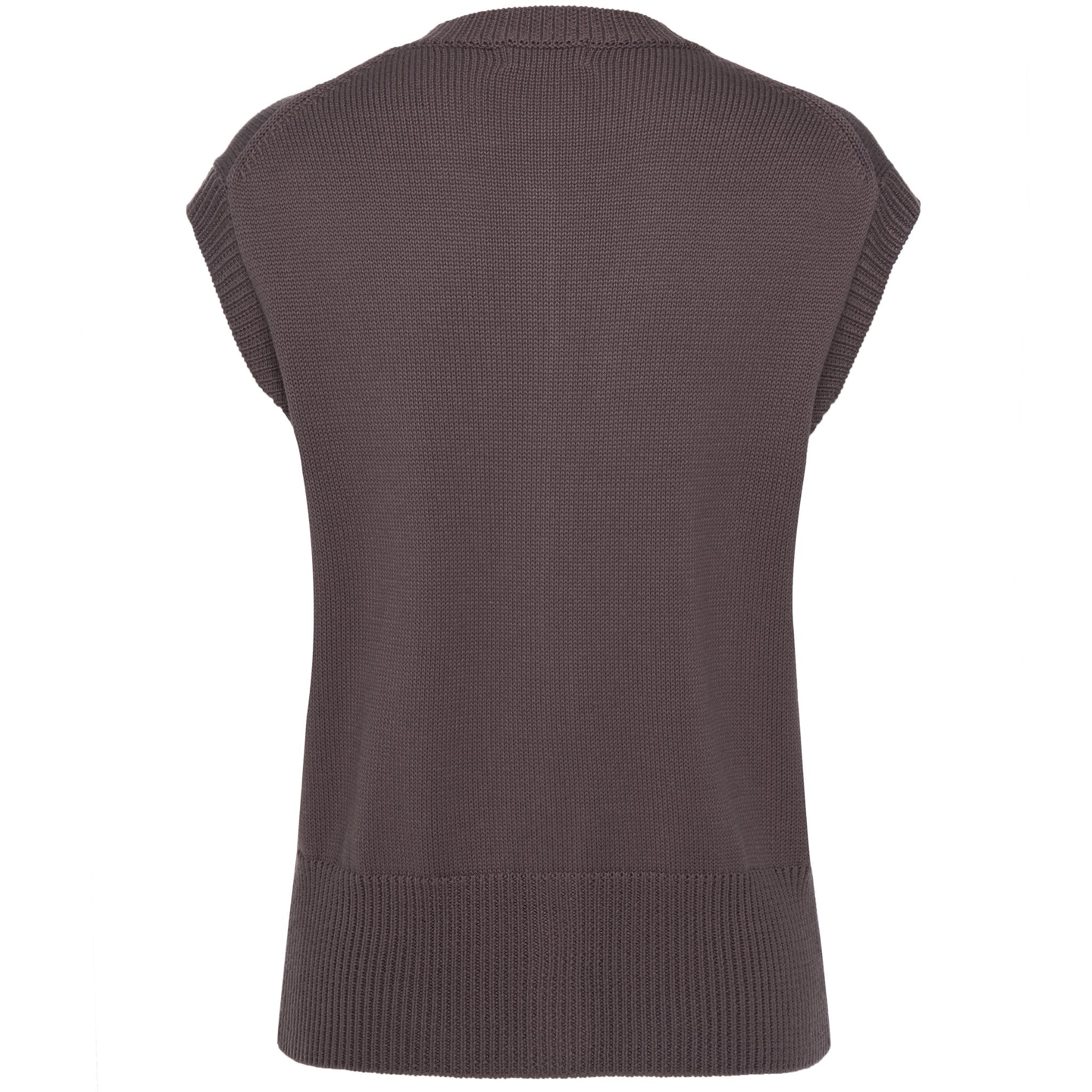 Chloe Vest-Cocoa – Viva La Moda